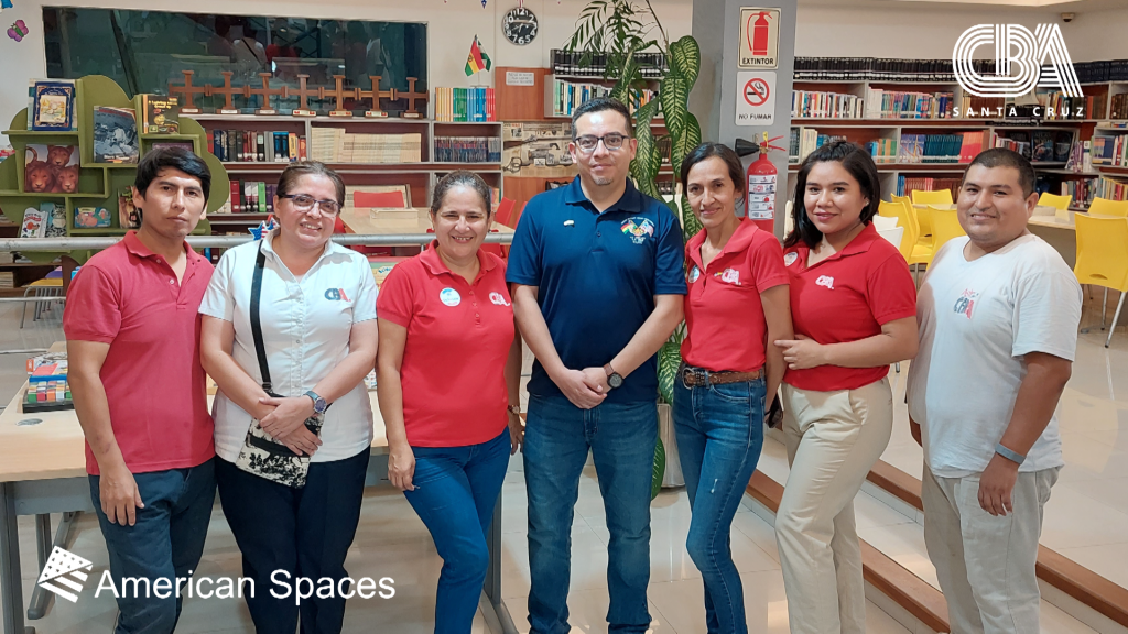 VISITA DEL COORDINADOR DE AMERICAN SPACES A CBA SANTA CRUZ - CBA